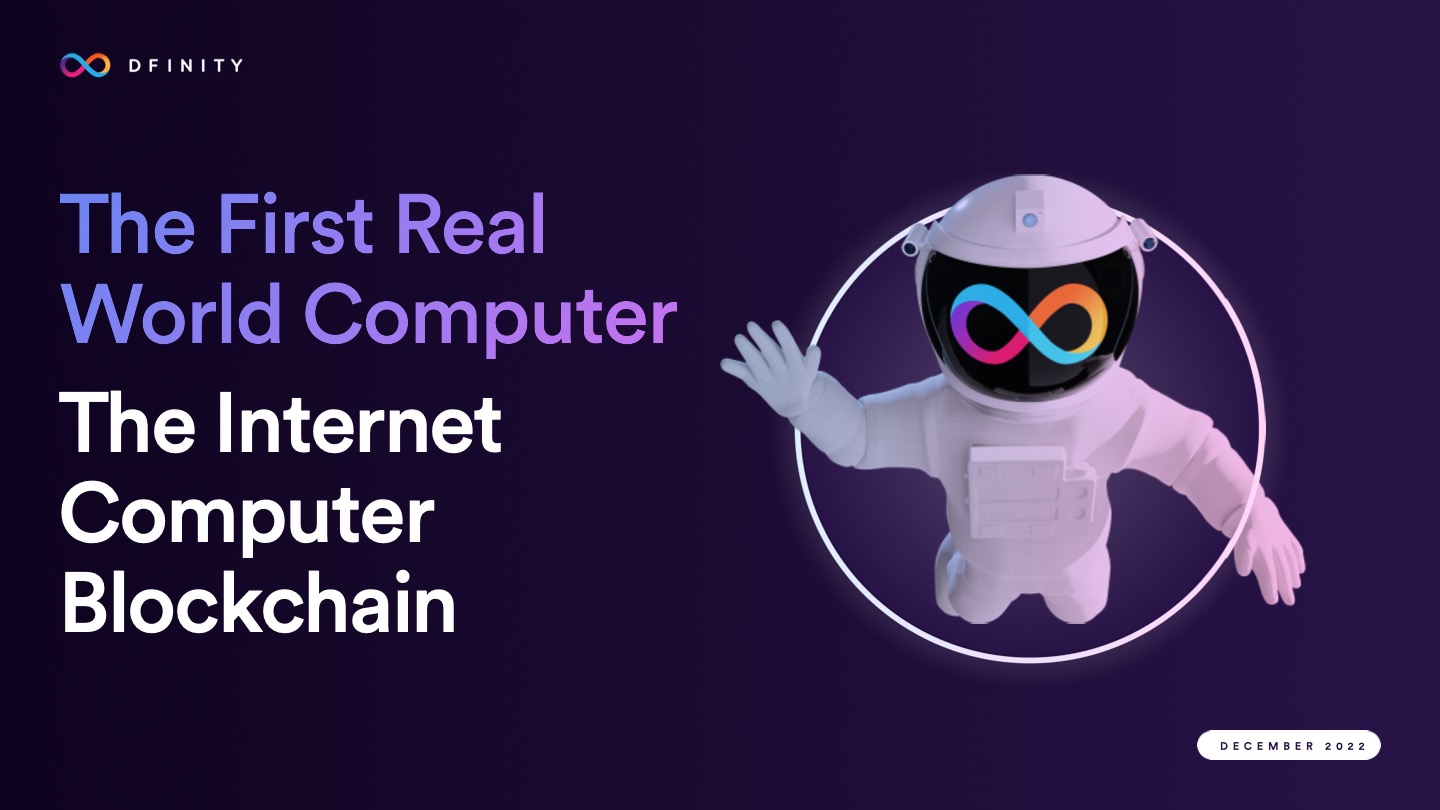 The Internet Computer Blockchain - Be 100% On-Chain